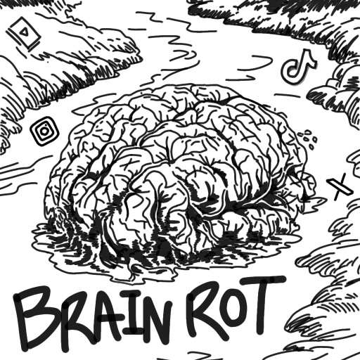 [416호 한새만평] 옥스퍼드 선정 올해의 단어 ‘brain Rot 뇌 썩음